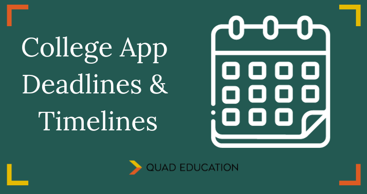 2024/2025 College Application Timeline & Deadlines
